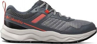 Columbia Plateau Trekking Und Wanderschuhe für Herren, Grau (Monument x Red Quartz), 44.5 EU