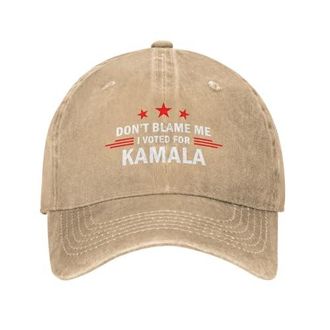 Generic Ne Me Bl&acirc;mez Pas, JAi Vot&eacute; pour Kamala Homme Femme Trucker Caps Anti-Soleil Hip-Hop Cap sans D&eacute;formation Casquettes Snapback pour Sport Randonn&eacute;e Runn