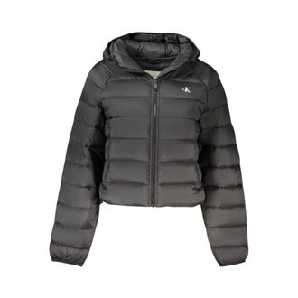 Calvin Klein Femme, Vestes, Noir, Taille: 40 FR Veste Femme en Nylon Noir