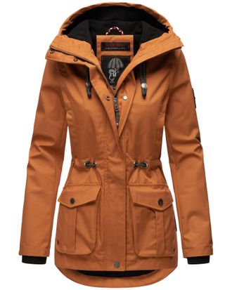 Marikoo Damen &Uuml;bergangsjacke Babetaa Princess mit Kapuze