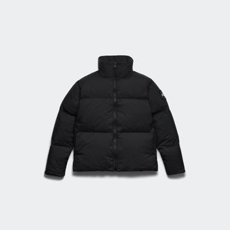 Canada Goose Lawrence Steppjacke mit schwarzem Logo (M&auml;nnlich, Black, S)