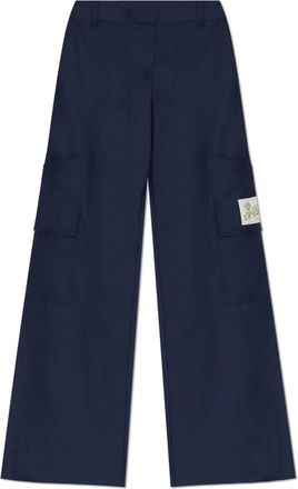 Off-white Femme, Pantalons, Bleu, Taille: 38 FR Pantalon cargo