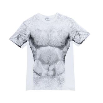 Moschino Statua T-Shirt - - Tops - Herren - Wei&szlig; - 2XL