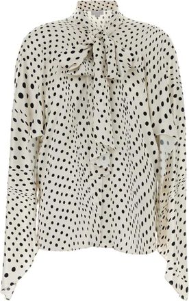 Stella McCartney Femme, Blouses et Chemises, Multicolore, Taille: 36 FR Blouse &agrave; nouettes &agrave; pois P