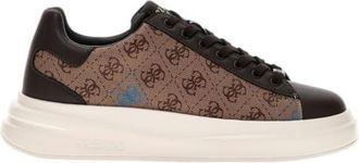 Guess Chaussures Homme Sneaker Elba 4G Logo Beige Brown U26GU15 FMFLBAFAB12, beige marron., 39 EU