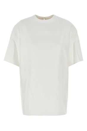 Valentino Garavani Wei&szlig;es Baumwollmischung T-Shirt