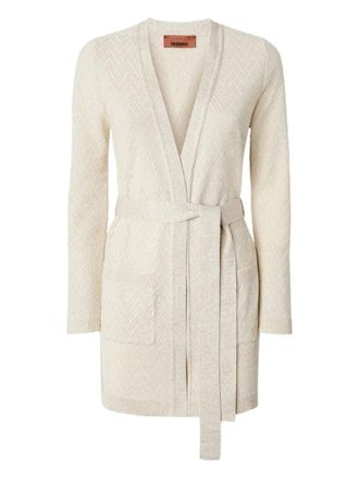 Missoni cardigan à motif de chevrons - Tons neutres