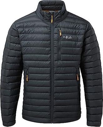 RAB Veste Microlight pour homme - Doudoune légère pour trekking, escalade et ski, beluga, L