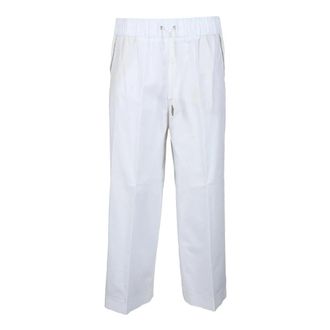 Fabiana Filippi Baumwollhose mit Stil - - Trousers - Damen - Wei&szlig; - 3XS