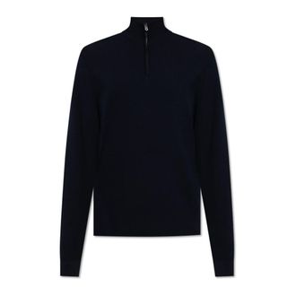 Sease Sease, Homme, Pulls, Bleu, Taille: S Pull en laine avec col montant