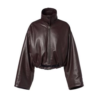 Alaia Collar Jacket - - Jackets - Damen - Braun - M