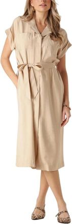 Moss Copenhagen Damen, Kleider, Beige, SGr&ouml;&szlig;e