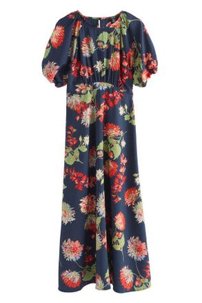 Next Midikleid Midikleid mit Puff&auml;rmeln (1-tlg)