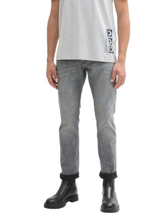 Tom Tailor Herren 1043670 Aedan Straight Jeans, 10218-Used Light Stone Grey Denim, 30W / 32L