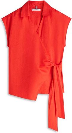 Tommy Hilfiger Damen Wickelbluse