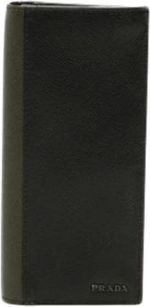 Prada Portefeuille Vintage Pr&eacute;-poss&eacute;d&eacute; - Femme - Pre-owned - Noir - Taille: ONE Size