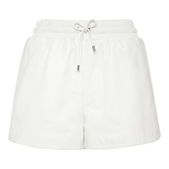 Philipp Plein Femme, Shorts, Blanc, Taille: 38 FR Leather Shorts