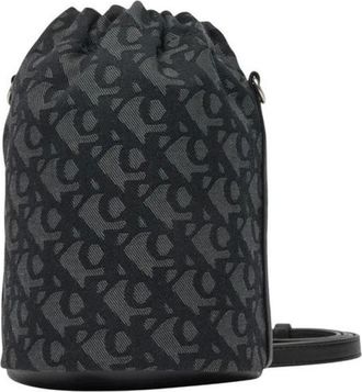 Calvin Klein Femme, Sacs, Noir, Taille: ONE Size Monogram Bucket Bag