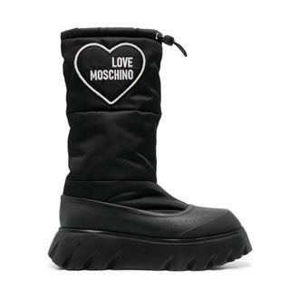 Love Moschino Schwarze Stiefeletten - - Shoes - Damen - Schwarzk - 39 EU