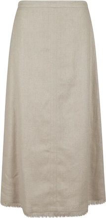 Max Mara Femme, Jupes, Beige, Taille: 34 FR Fiocchi Skirt