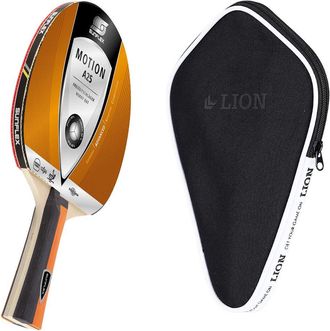 SUNFLEX Motion A25 Tischtennisschläger + Tischtennishülle | Tischtennisschlägerset | Tischtennis Freizeit Set