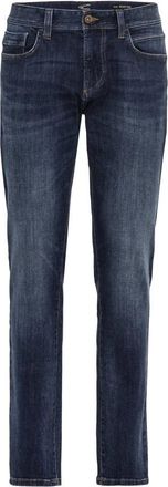 Camel Active Cotton 5-Pocket Regular Fit Jeans - - Jeans - Herren - Blau - W38 L34