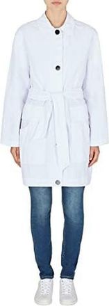 A|X Armani Exchange Unisex Sustainable, Cross Gender, Removable Waist Belt Parka, Optic. White, M EU