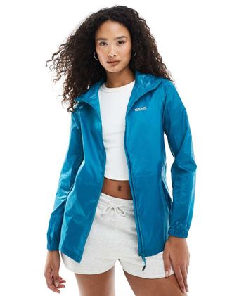 Regatta Pack-It III - Veste imperm&eacute;able - Vert-Bleu