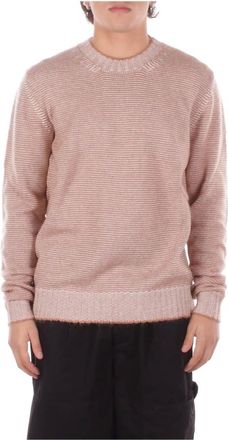 Alpha Studio Homme, Pulls, Beige, Taille: XL Maille ras du cou