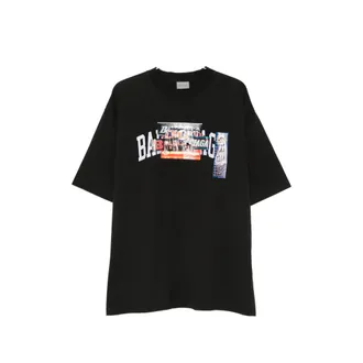 Balenciaga Graphic-print Oversized-fit T-shirt