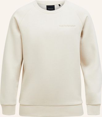 Peak Performance Jr Original Small Logo Crew Sweatshirtpullover beige