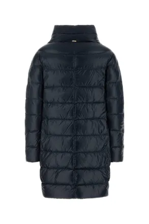 Herno Womens Navy Blue Dora Down Jacket 9200 Piumini