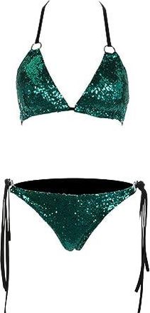 Generic T-shirts sexy pour homme - Deux pi&egrave;ces - Paillettes - Bikinis - Ensemble Up rembourr&eacute; - V&ecirc;tements de plage - Maillots de bain - Montres-bracelets, ver