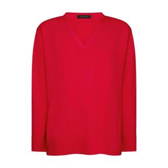 Elena Miro Damen, Strickwaren, Rot, XSGr&ouml;&szlig;e