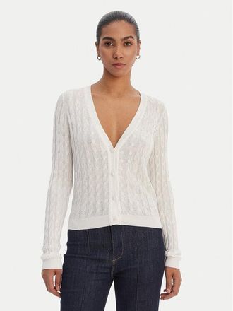 Fracomina Strickjacke FR26ST8023K547R9 &Eacute;cru Regular Fit