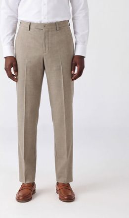 Seventy Gerade geschnittene Chino-Hose aus Woll- und Baumwollmischung mit Bundfalten