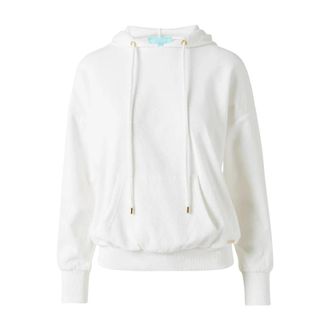 Melissa Odabash Hooded Sweatshirt Nora - - Sweatshirts & Hoodies - Damen - Wei&szlig; - L