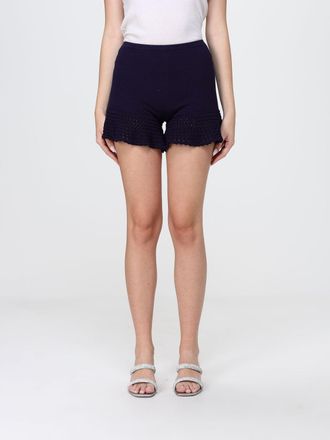 Self Portrait Short Femme couleur Bleu Marine