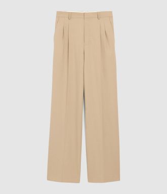 Ami Pantalon Beige Taupe