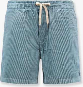 Ralph Lauren Corduroy bermuda shorts with logo embroidery - POLO RALPH LAUREN - gender_Man