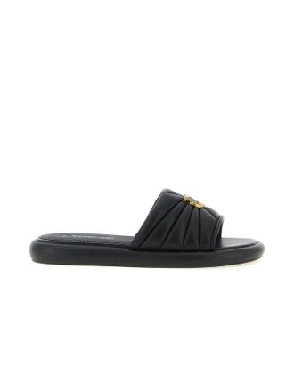 Pinko Womens Slippers Black Footwear - Flats