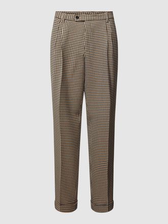 HUGO BOSS Slim Fit Anzughose mit B&uuml;gelfalten Modell Fraye