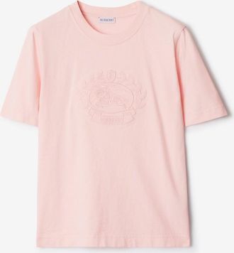 Burberry Baumwoll-T-Shirt mit EKD-Motiv, Size: XXS