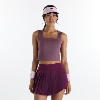 New Balance Damen Tournament NYC Tank in Violett, Poly-Strick, Gr&ouml;&szlig;e XS