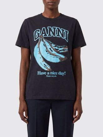 Ganni T-Shirt Femme couleur Anthracite