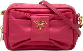 Prada Sac bandouli&egrave;re en nylon pr&eacute;-appr&eacute;ci&eacute; - Femme - Pre-owned - Rose - Taille: ONE Size