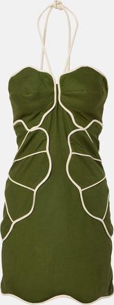 Farm Rio Minikleid aus einem Leinengemisch