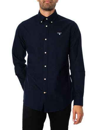 Barbour Ma&szlig;geschneidertes Oxtown-Hemd, Blau