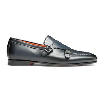 Santoni Homme, Chaussures, Bleu, Taille: 43 1/2 EU Mocassins