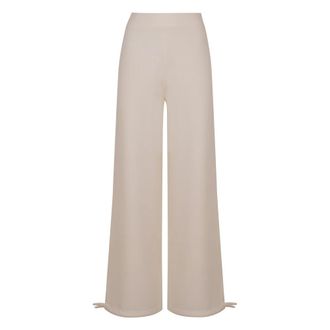 Max Mara Nigeria Wollhose - - Trousers - Damen - Wei&szlig; - S